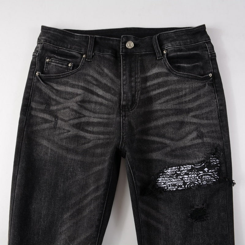BLACK FLOWER JEANS